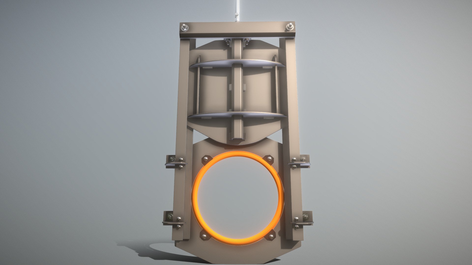 Spindle Gate Valve WIP-2 - 3D model by VIS-All-3D (@VIS-All) [ce79059 ...