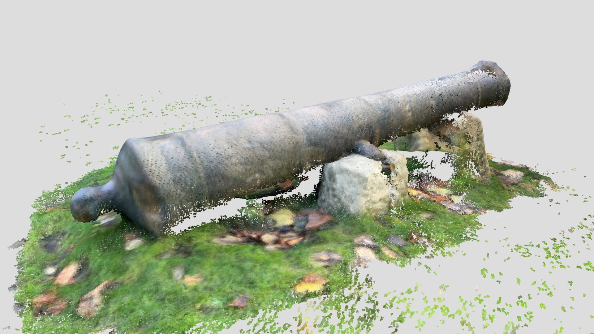 18th century 18lb Armstrong gun - EveryPoint - Download Free 3D model ...