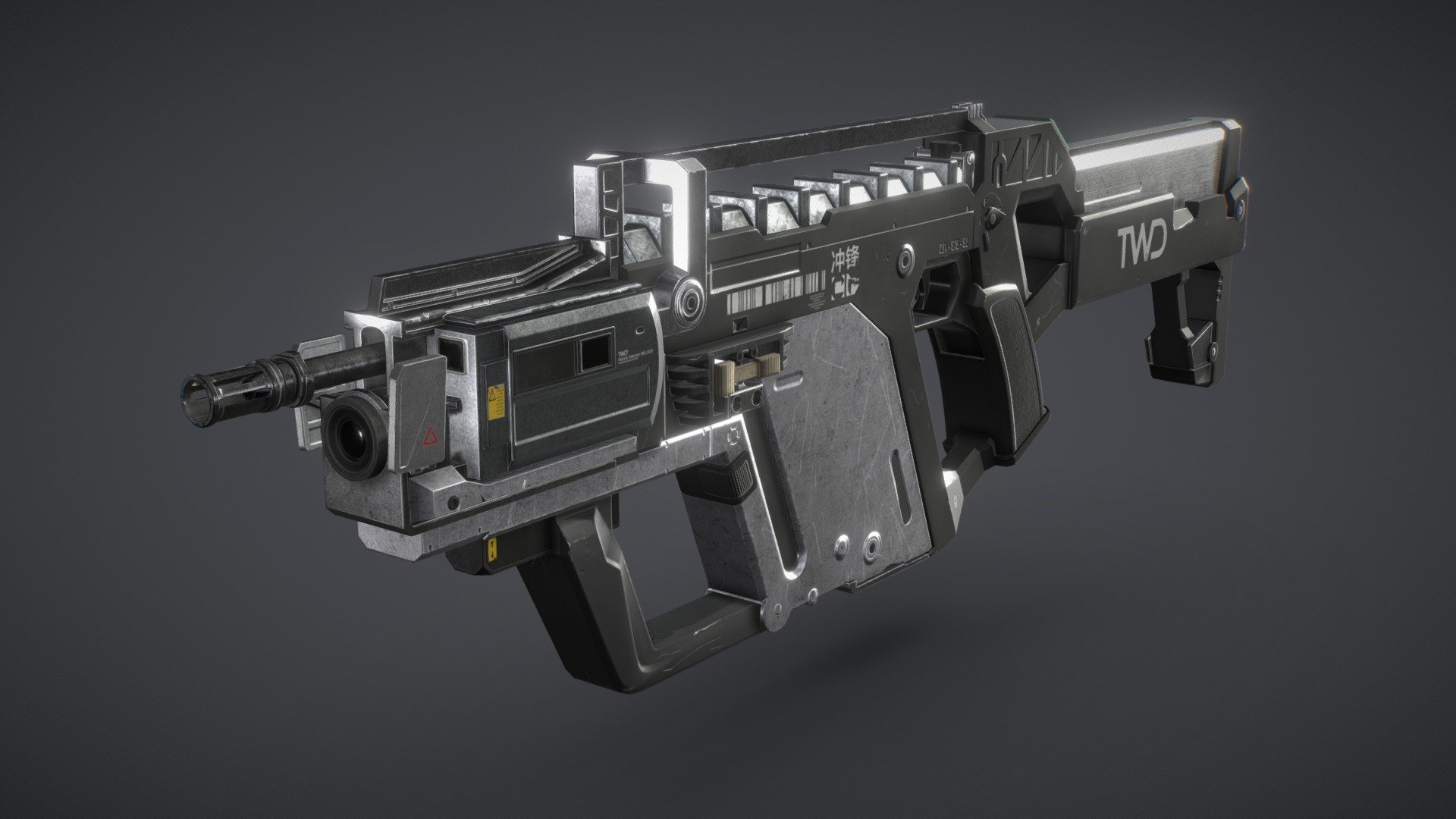 GAP Final - Scifi Submachine Gun - 3D model by Jeroen_Vanlerberghe ...