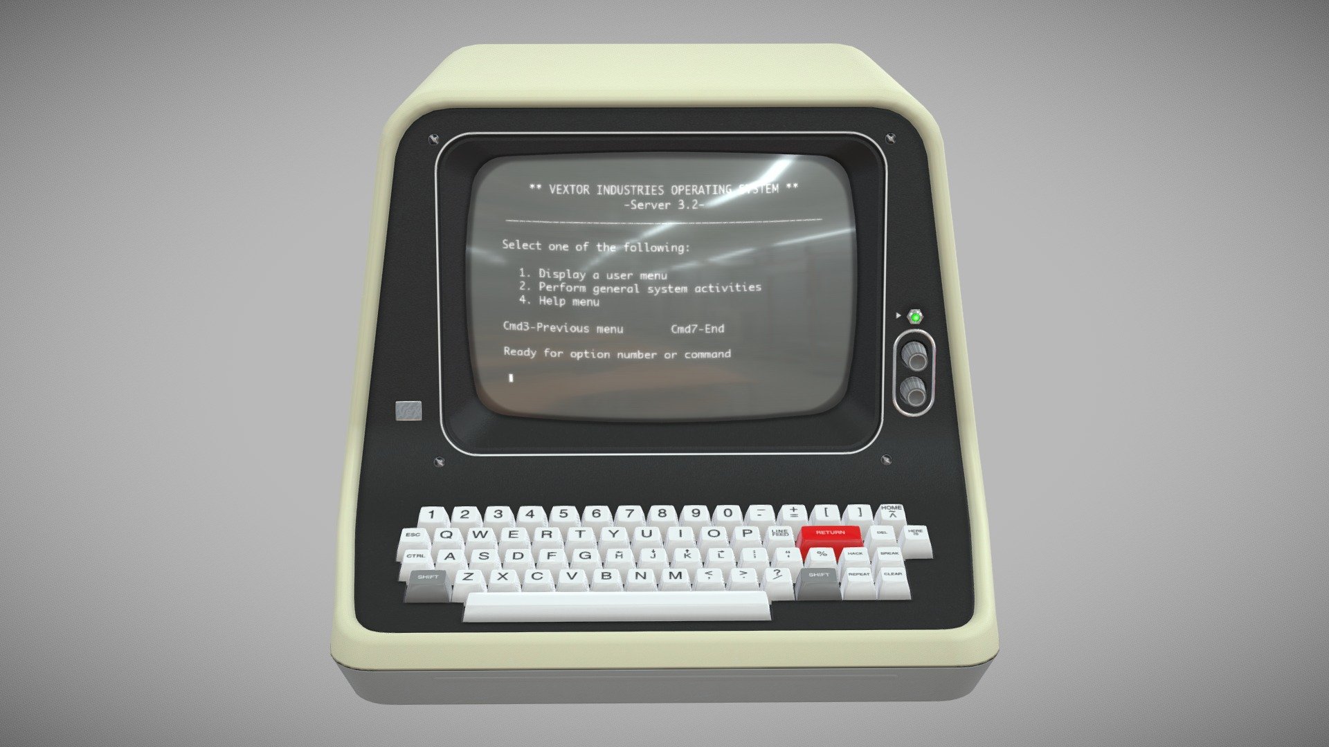 Retro Terminal 3.0 - 3D model by MrAndyNelson (@mrandrewnelson ...