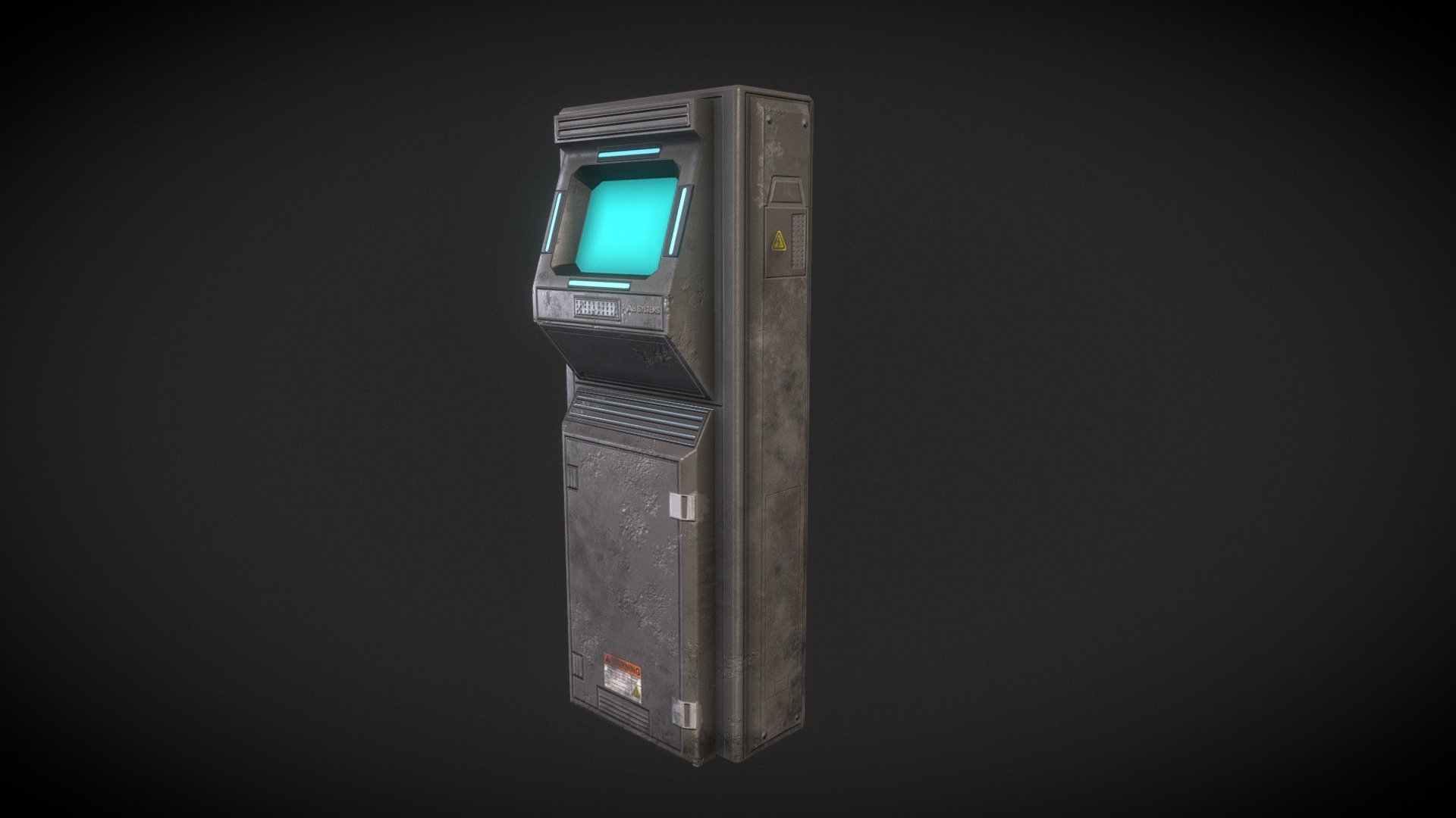 Sci-fi Computer Monitor | Game Ready - Buy Royalty Free 3D model by ...
