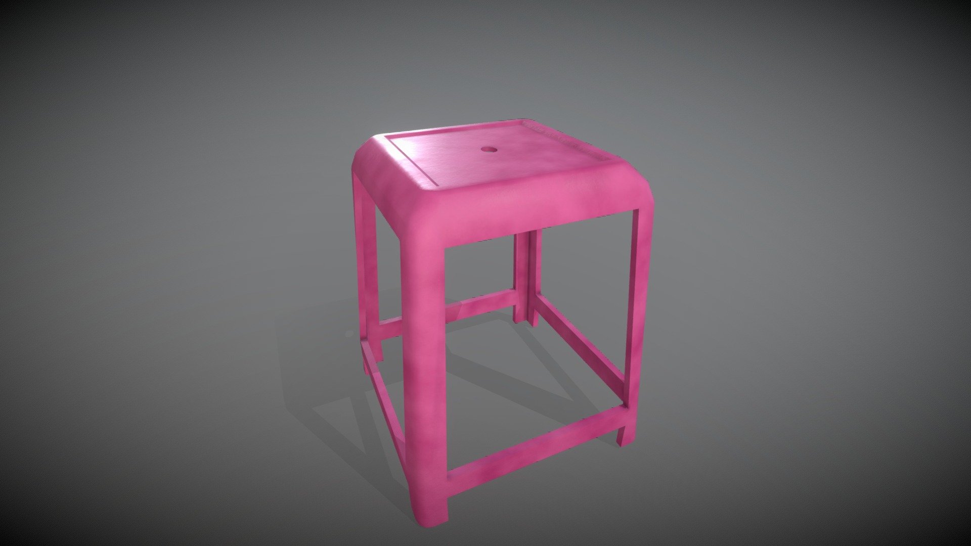 Plastic Stool - 3D model by Josimar (@JosimarSharp) [ce7d848] - Sketchfab