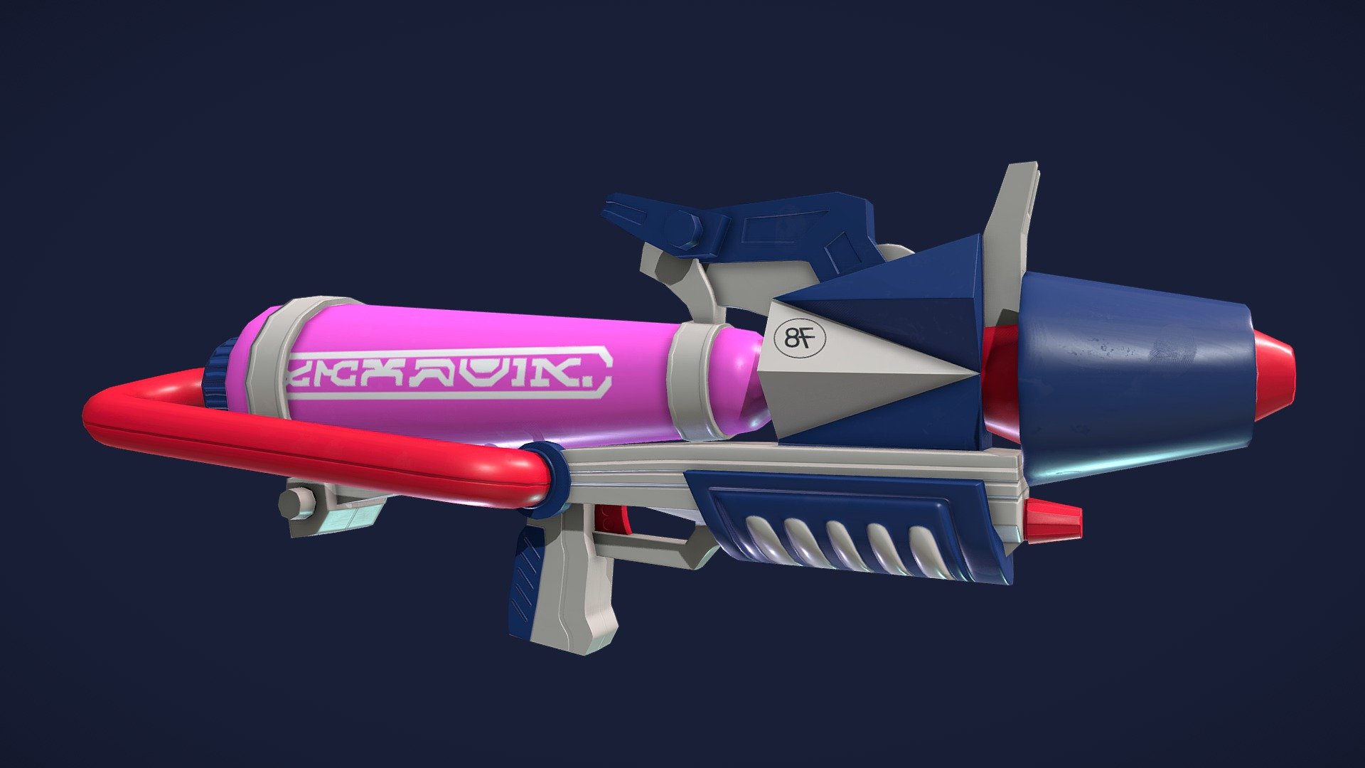 Splattershot Pro Recreation - 3D model by Dawn Fletcher ...