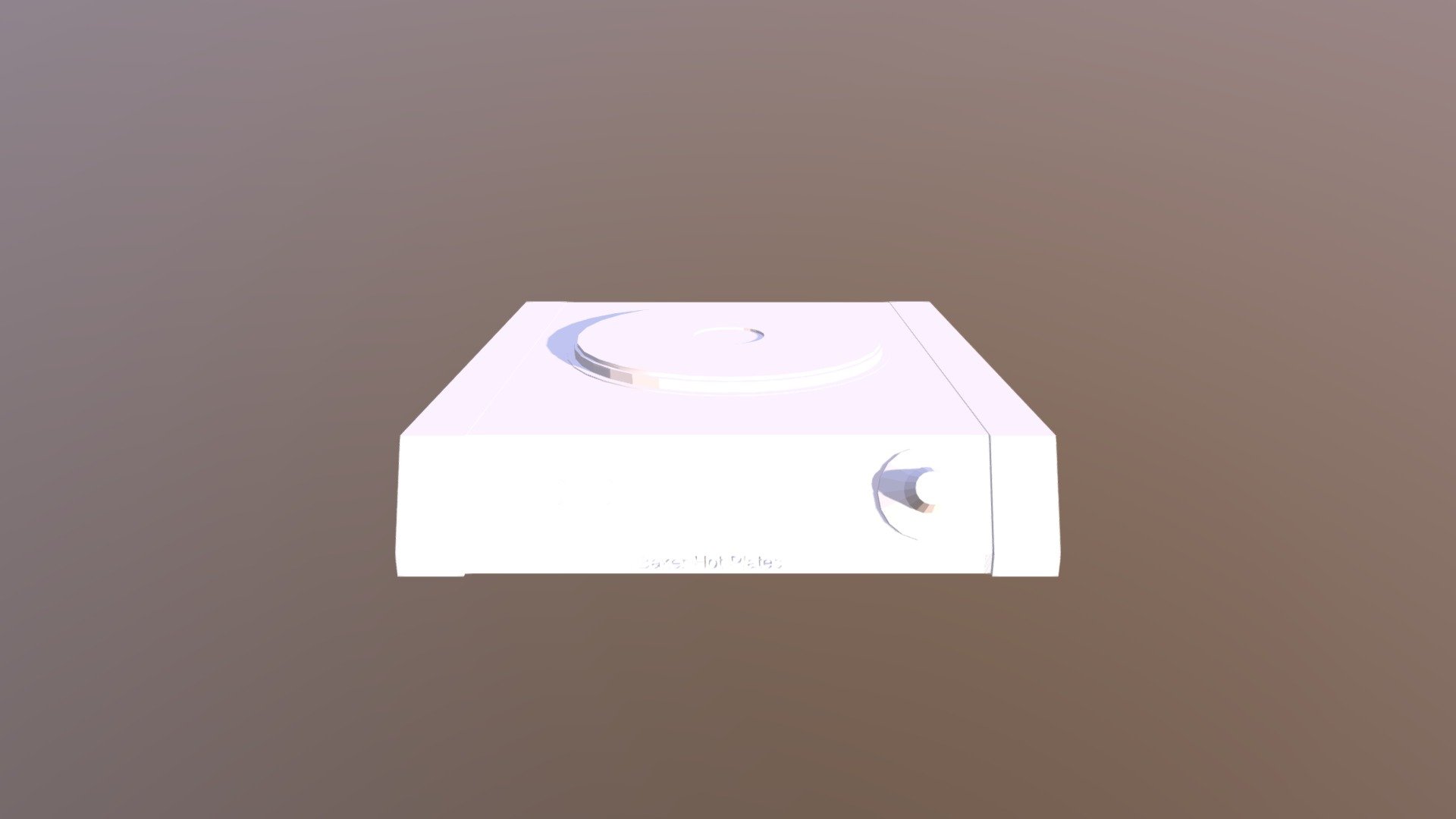 Hot Plate - 3D model by SamBaker [ce7f4eb] - Sketchfab