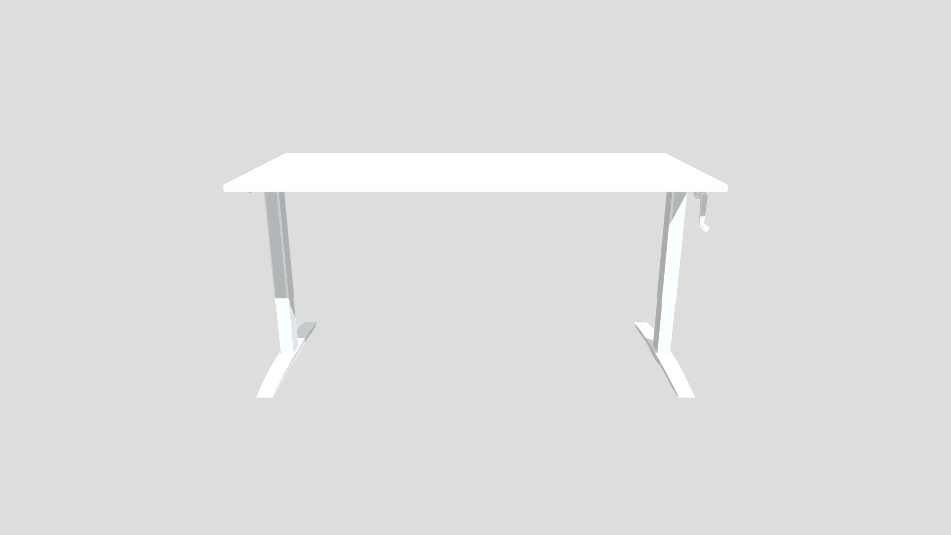 Manual Sit Stand Desk - Download Free 3D model by Hivebody Design ...