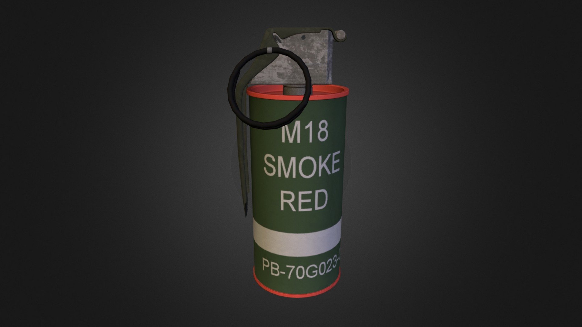 Smoke Grenade - 3D model by zalkota [ce7ff8a] - Sketchfab