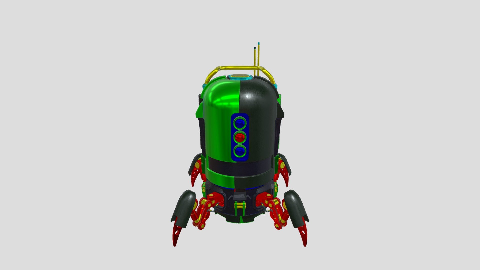 Police Spiderbot - Download Free 3D model by totalynotanoob [ce81b37 ...