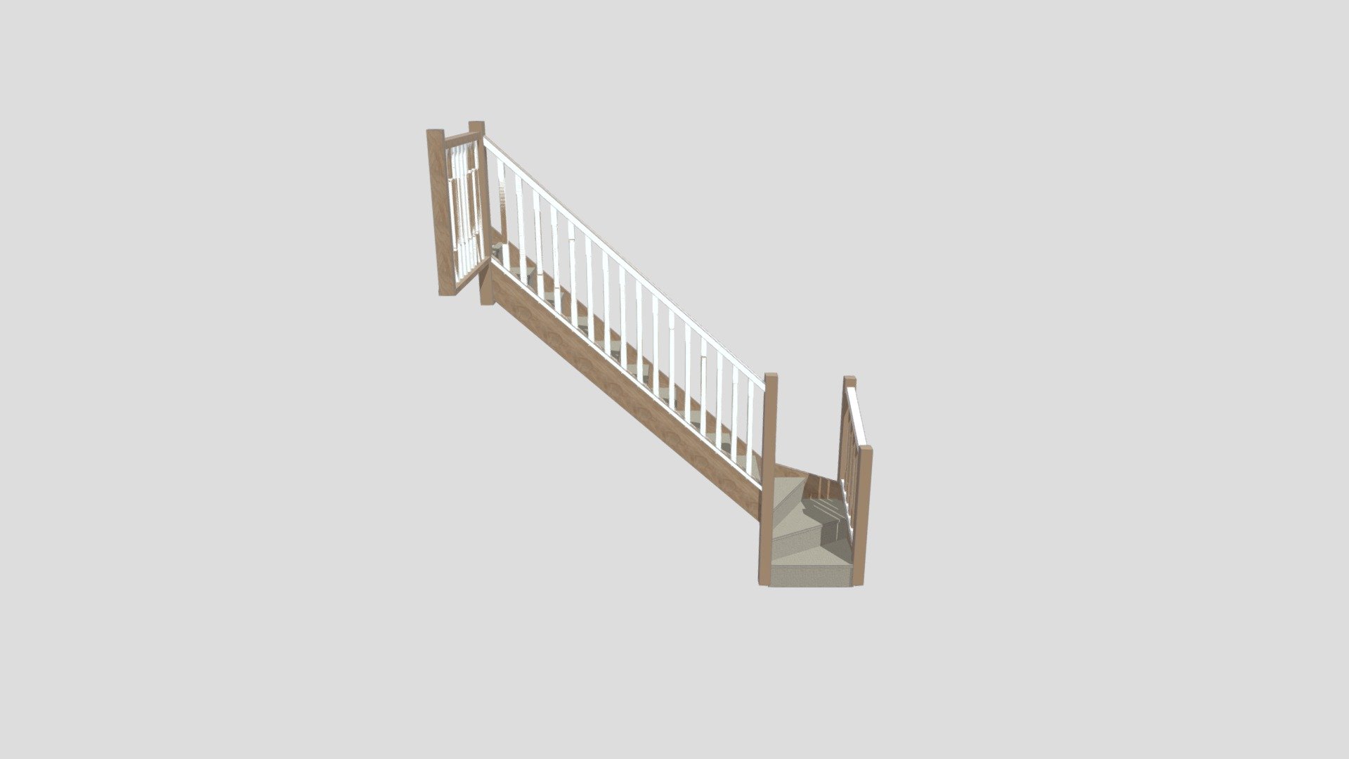 172 Grove Park - Staircase - 3D model by ehjoinery [ce81f75] - Sketchfab