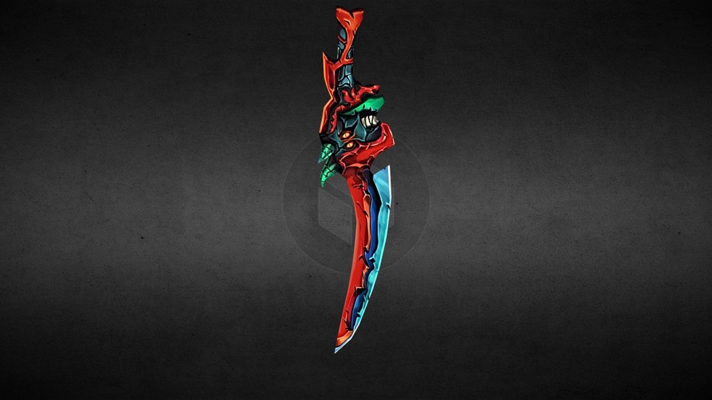 Demon Blade - 3D model by yh kim (@lastu96) [ce82e15] - Sketchfab