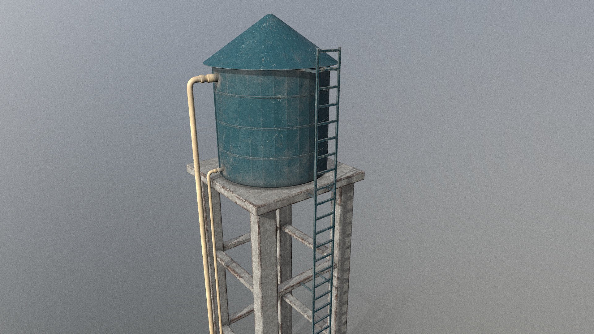 Water Tank - Low Poly - Buy Royalty Free 3D model by anderlon.cgi ...