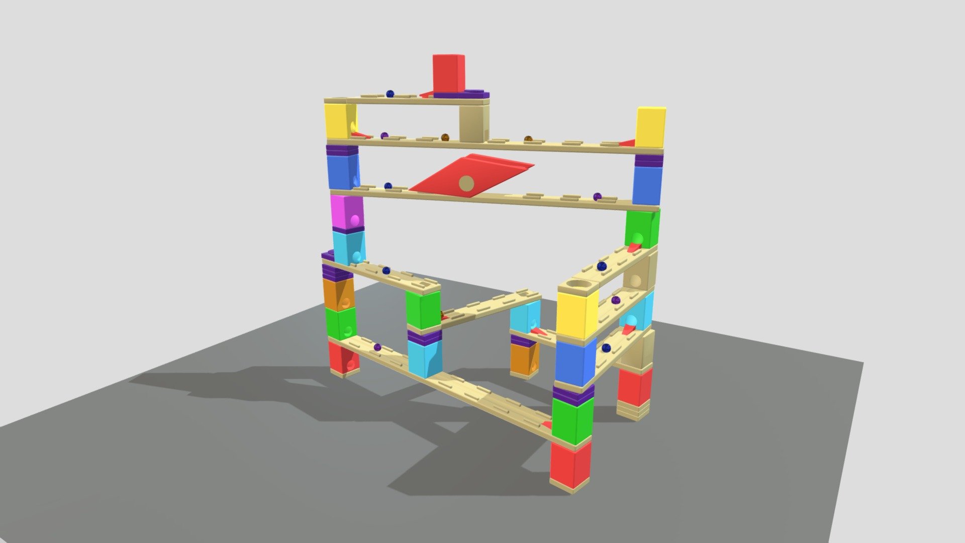 Marble Madness Track - Download Free 3D model by NickBerman [ce834ea ...