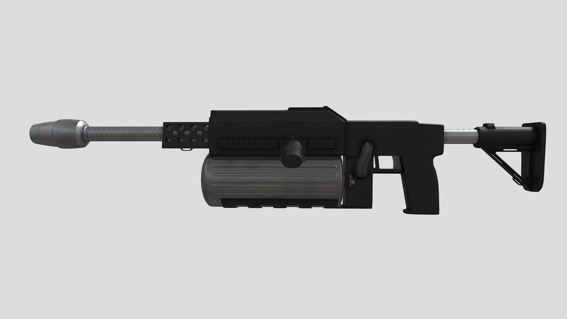 Flamethrower - 3D model by Serryas [ce847e0] - Sketchfab