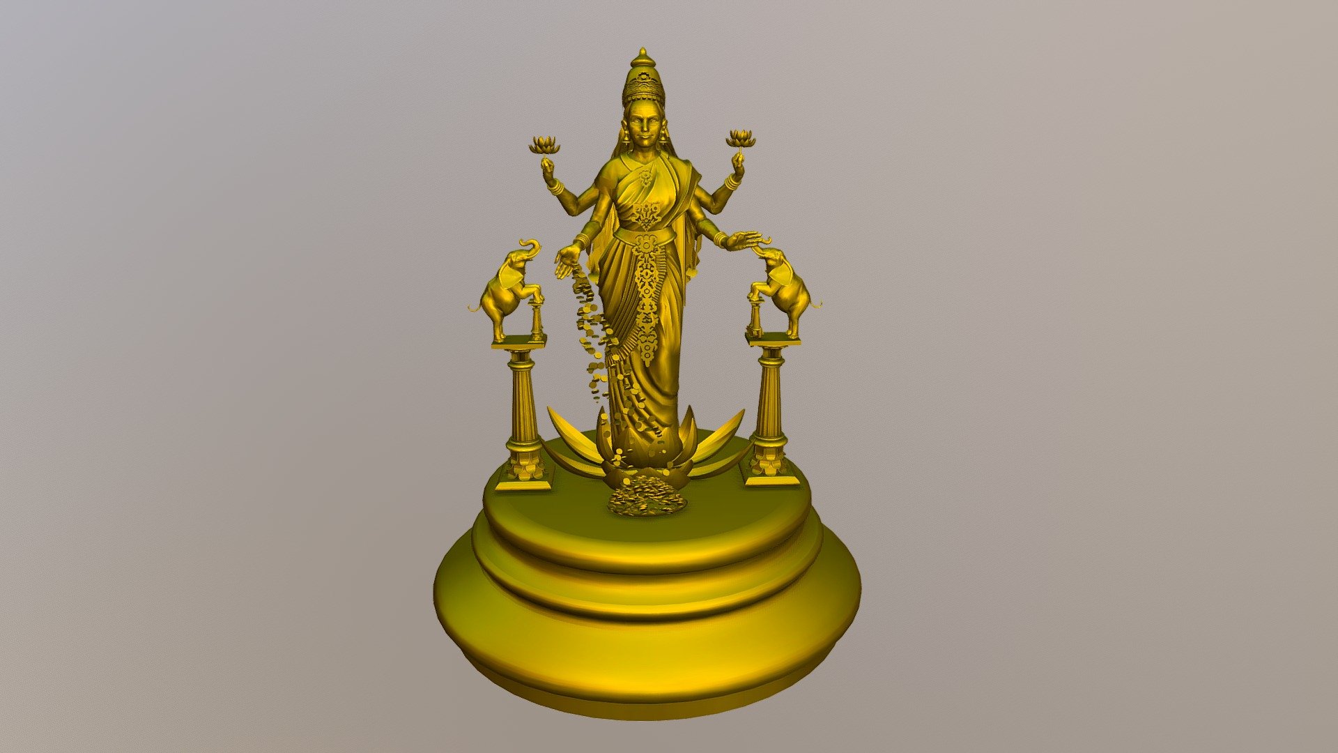 LAKSHMI - Buy Royalty Free 3D model by octaviosaura [ce853ad ...