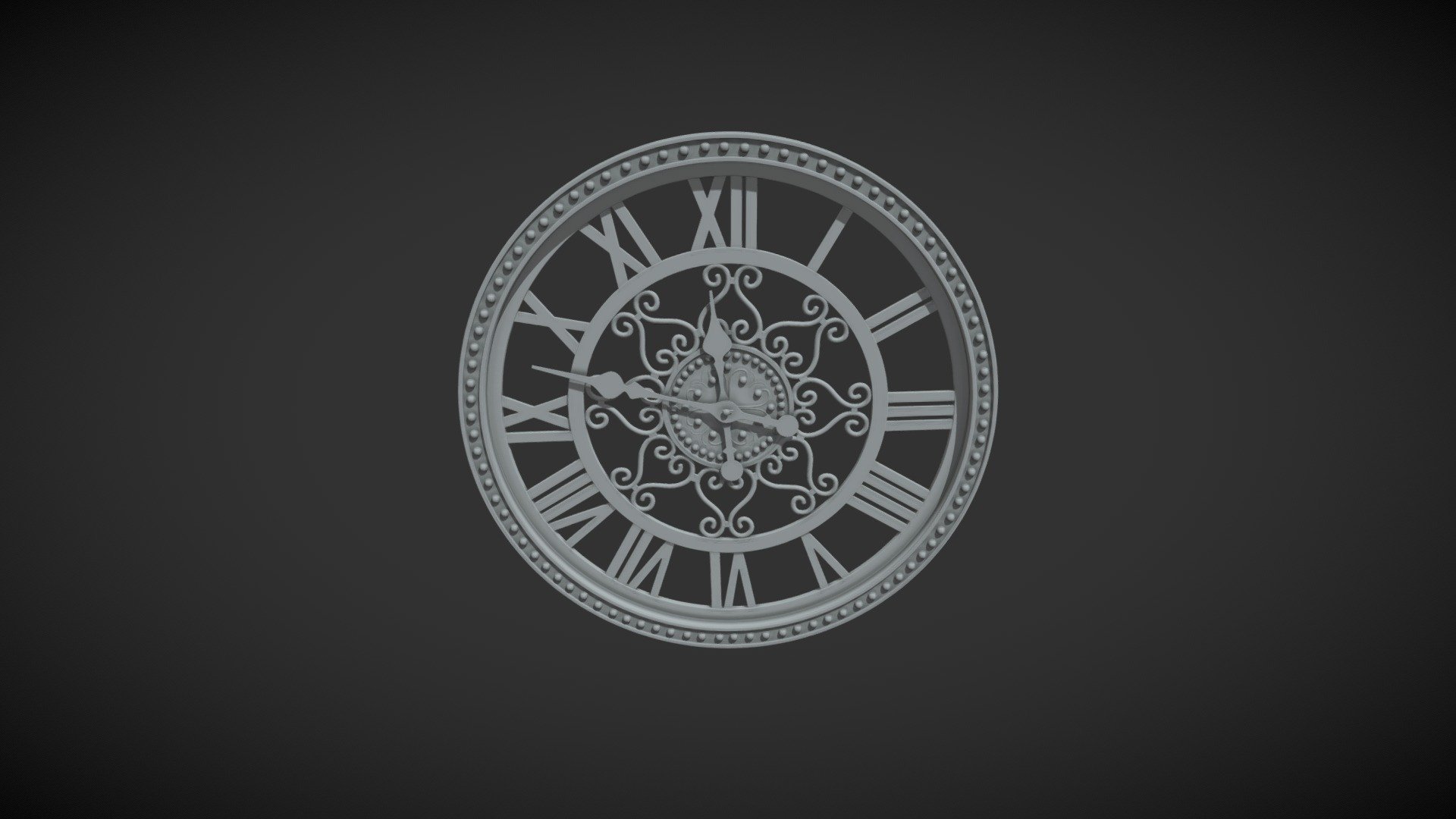 Clock - 3D model by saju200066 [ce85672] - Sketchfab