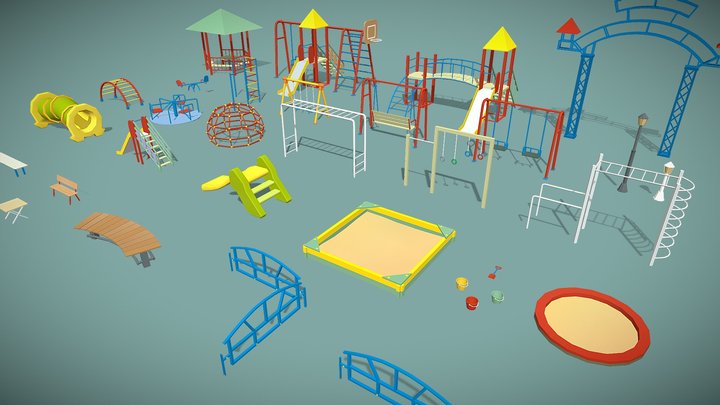 Playground 3D models - Sketchfab
