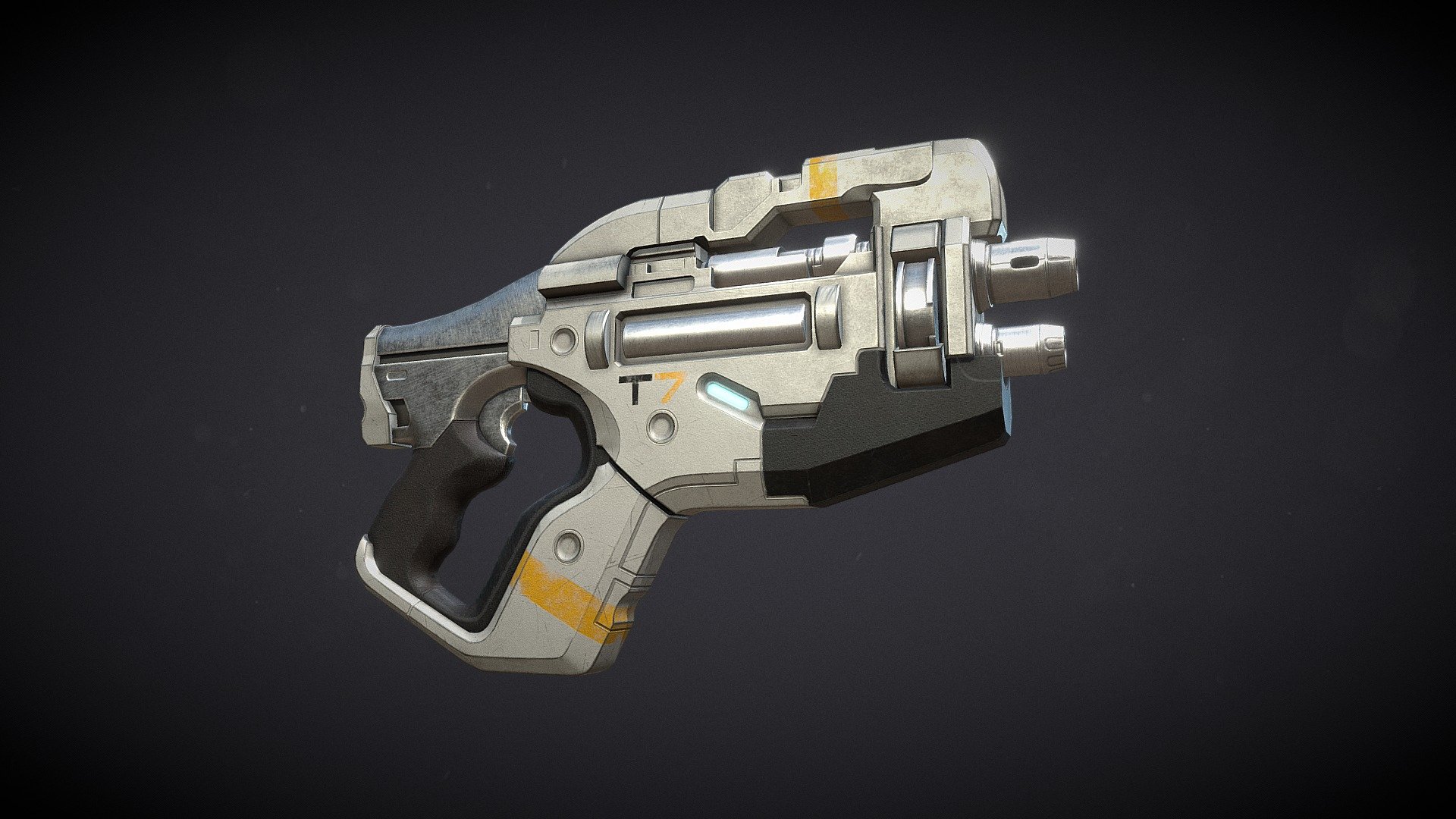 Mass Effect Talon T7 Heavy Pistol - 3D model by Remi (@dreamleech ...