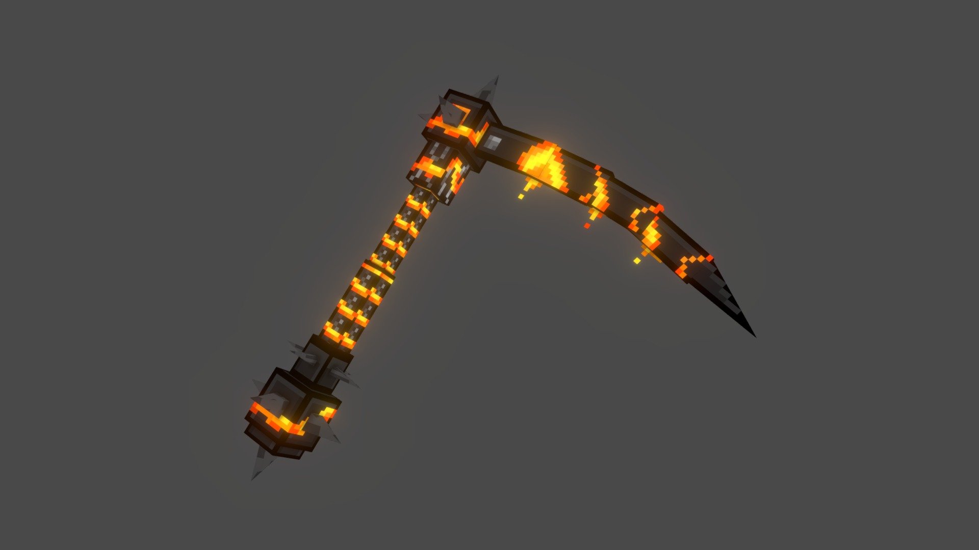 Magma Scythe - 3D model by bigbadbeanieboo [ce8741d] - Sketchfab