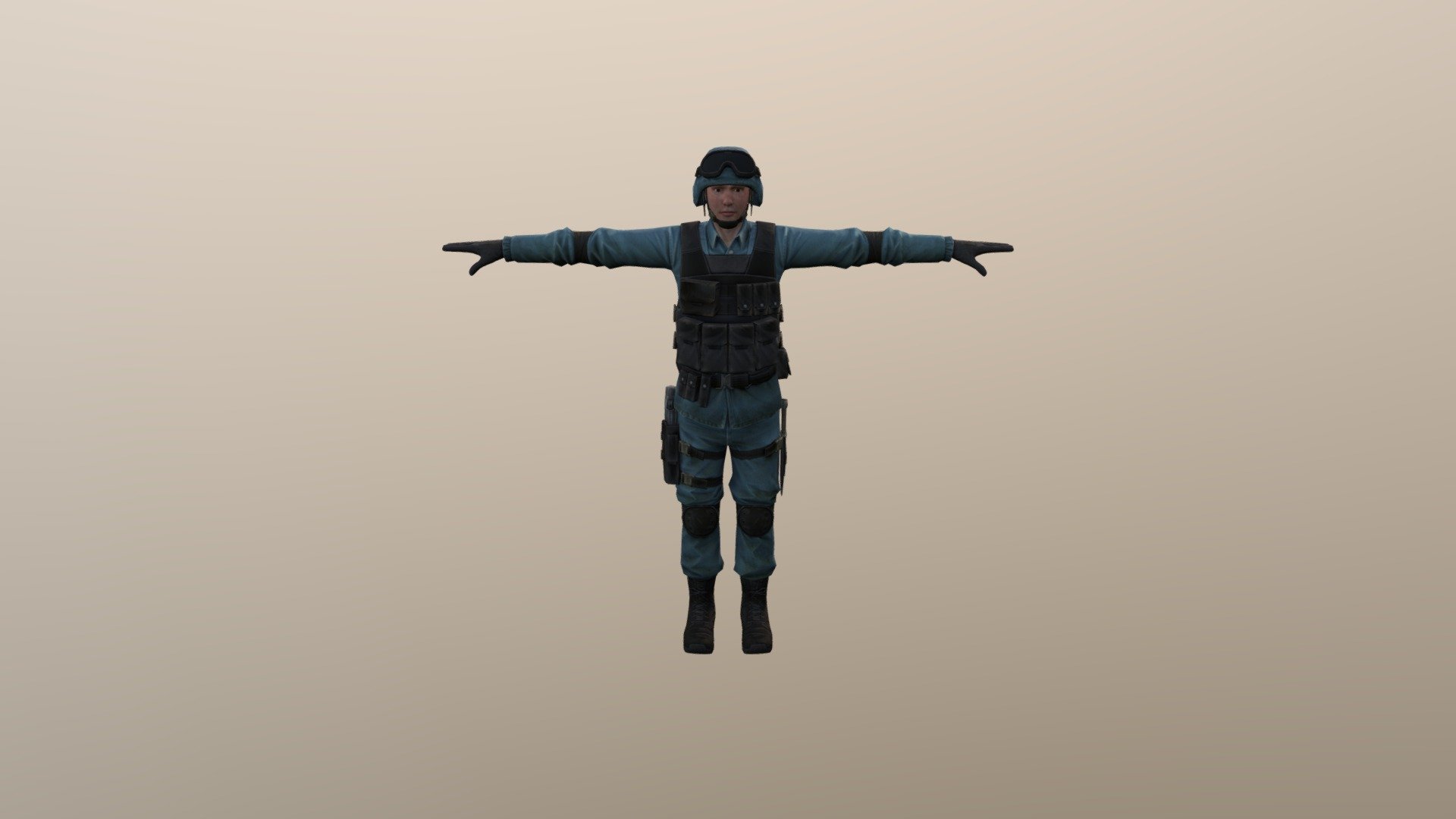 Swat Man - Download Free 3D model by DemonLord (@wertert) [ce89982 ...