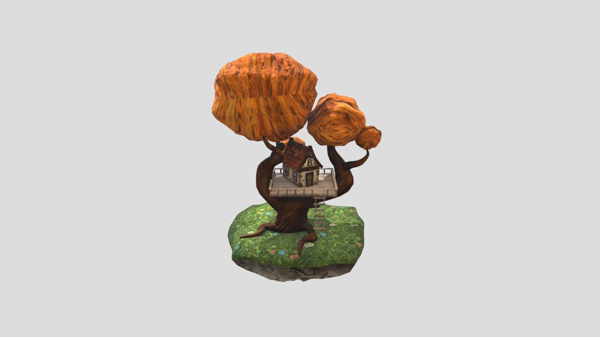 Treehouse - 3D model by Farah Julana (@phahuira) [ce8bf22] - Sketchfab