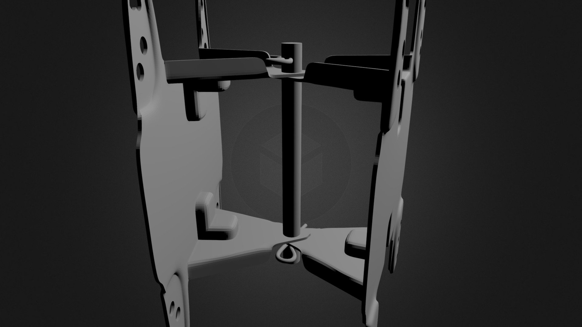 Pivoting Wall Bracket - 3D model by immanuel.delaney [ce8c1a2] - Sketchfab