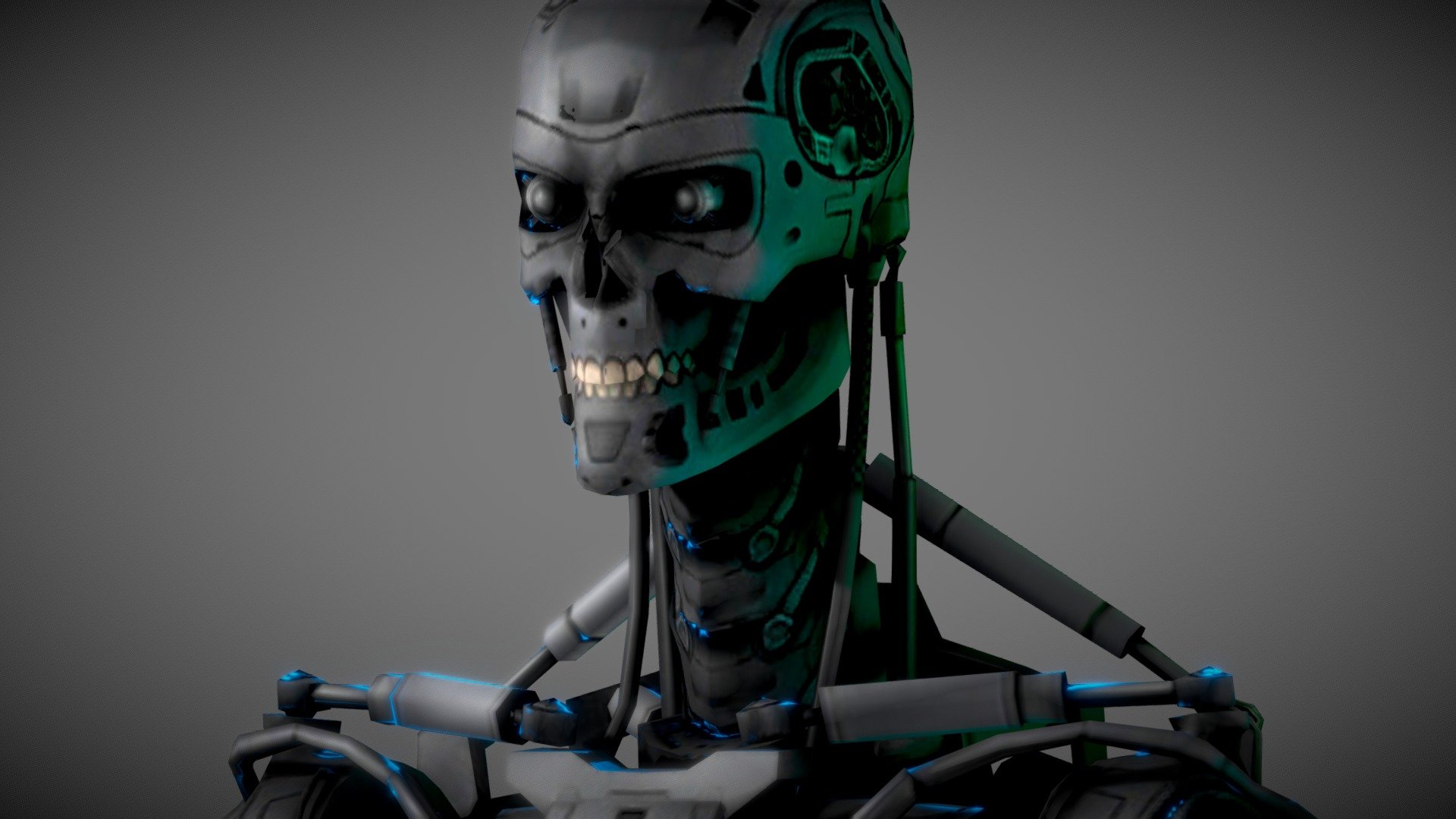 T 800 low poly (PORT/P3D) - Download Free 3D model by Jonn (@Sketchfab ...