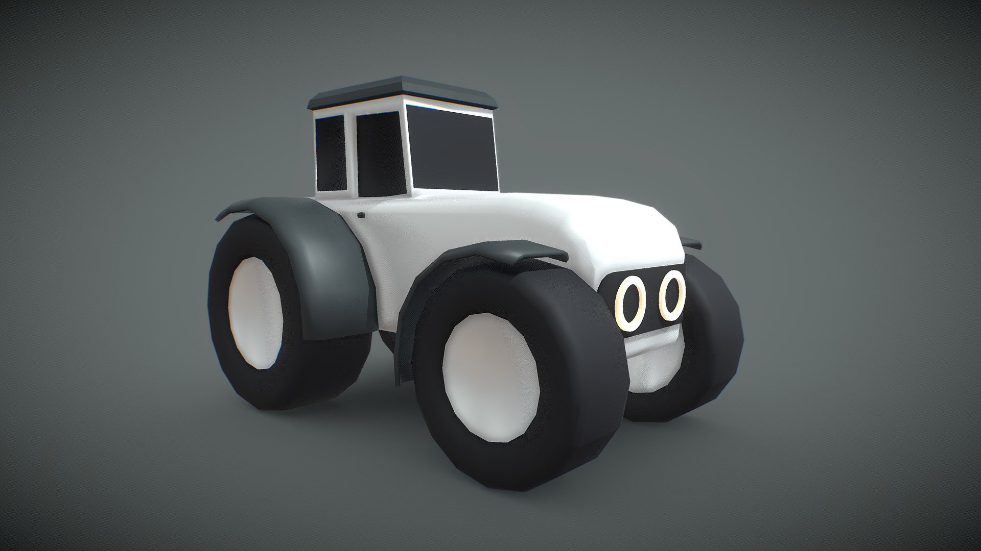 Tractor (Low Poly) - Download Free 3D model by Rabit (@rabitkhaitu ...