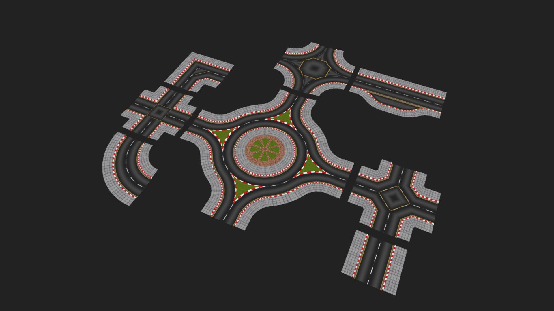 Stylized Road Blocks - Download Free 3D model by Muhammad Suleman ...