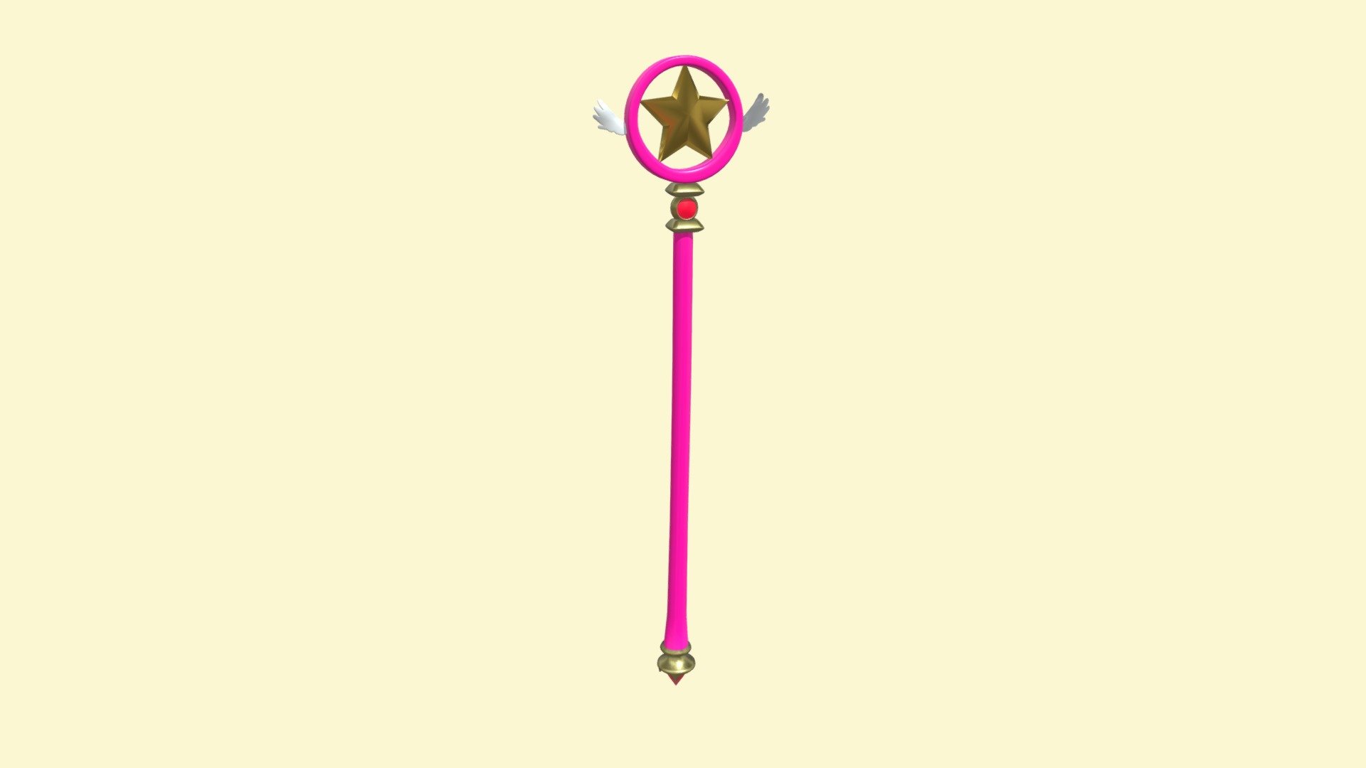 Sakura Card Captor - Magic Staff 2 - 3D model by CintaManriqueDelPino ...