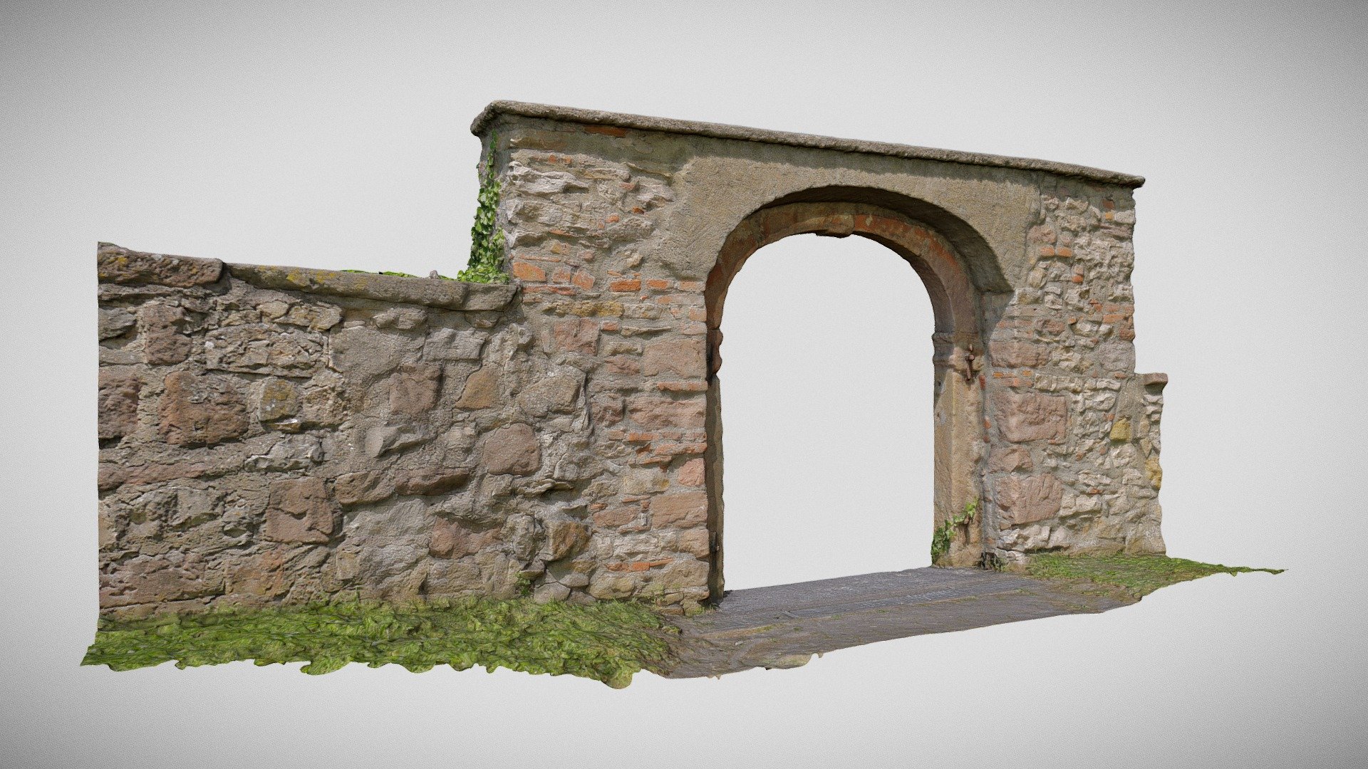 Old Stone Gate - Download Free 3D model by magann [ce9132c] - Sketchfab