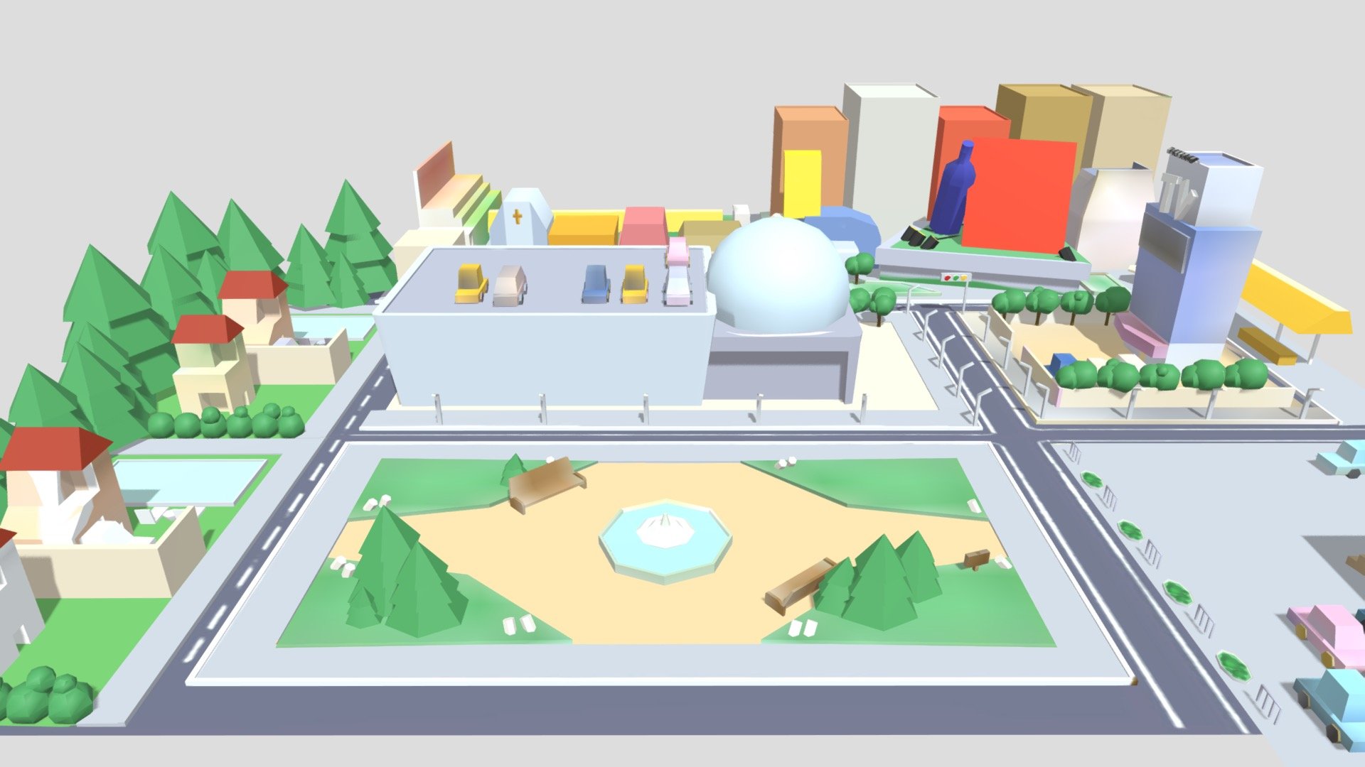 环境 - 3D model by 15251209 [ce913ce] - Sketchfab
