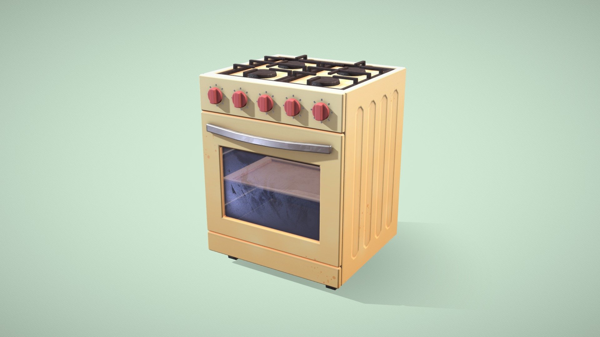 Stylized kitchen stove - Download Free 3D model by sauti [ce926d5 ...