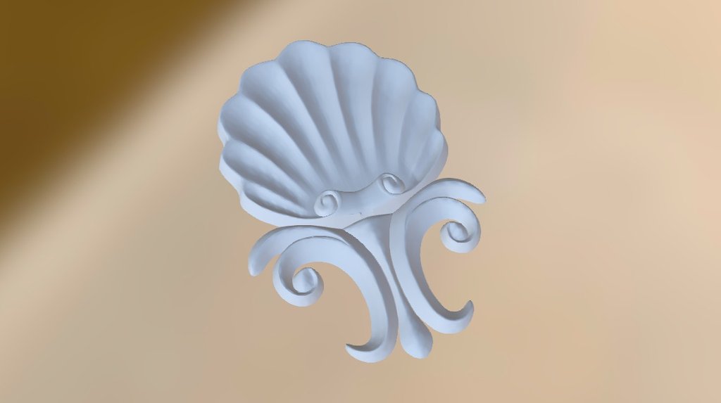 Shell. Model for milling - 3D model by evgen [ce930b7] - Sketchfab