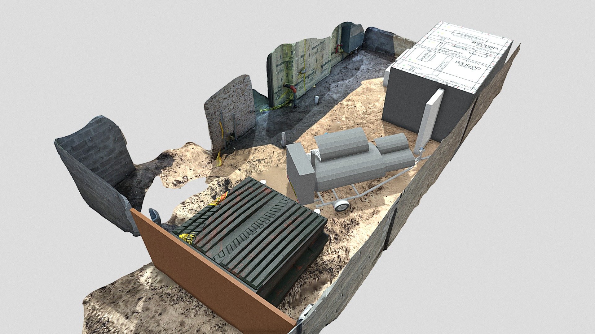 service yard - 3D model by kdc (@kdcarchitects) [ce93383] - Sketchfab