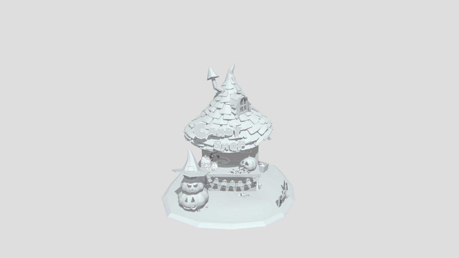Spooky Candy Shop - 3D model by lilhmPumpkin [ce97dec] - Sketchfab