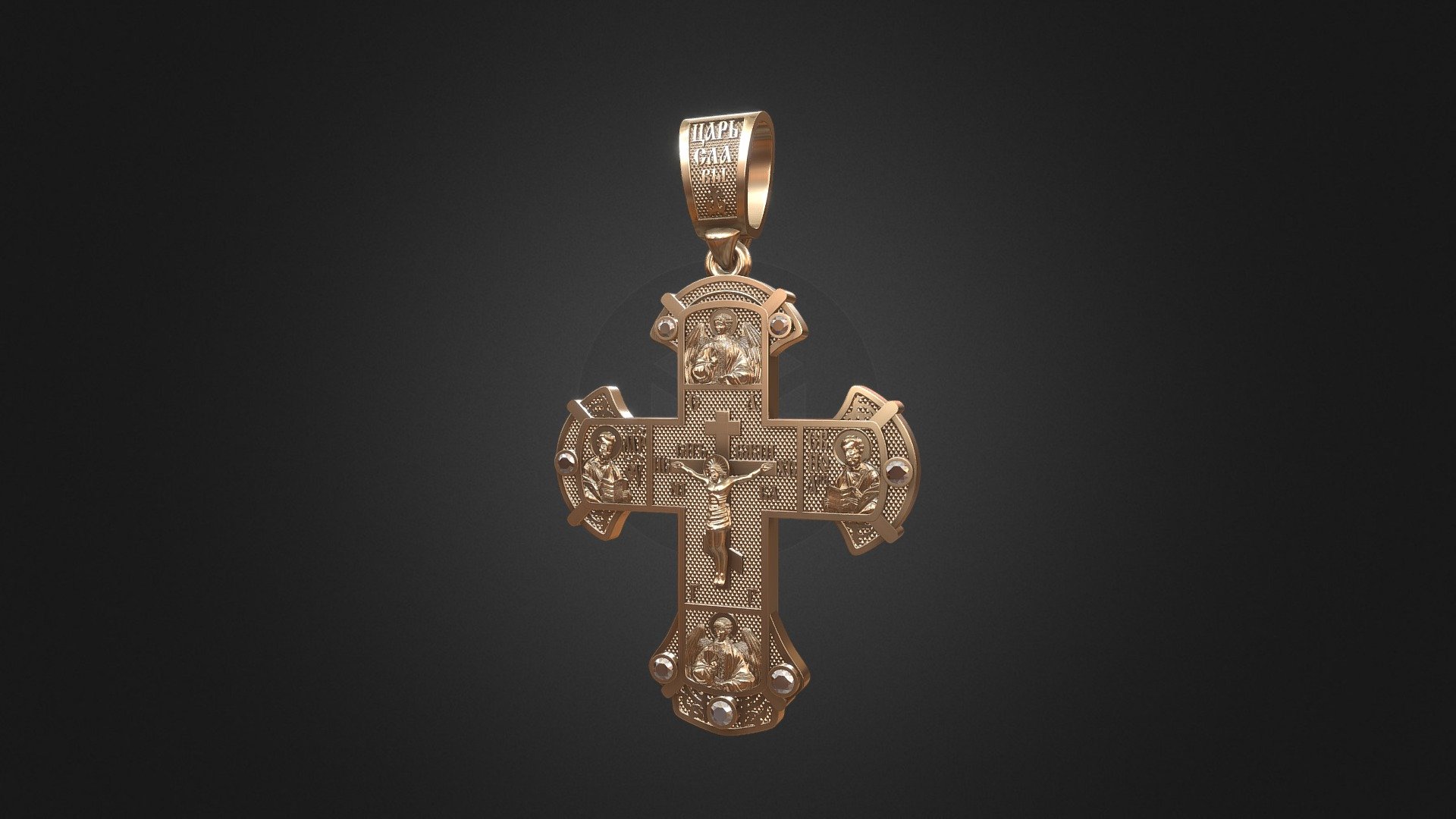 964 - Cross - 3D model by Lizardsking [ce9c5f5] - Sketchfab