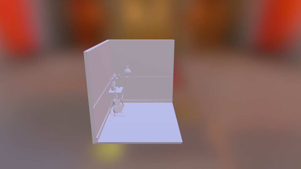 Corner Room - 3D model by Luis Santana (@Santana_L) [ce9caa2] - Sketchfab