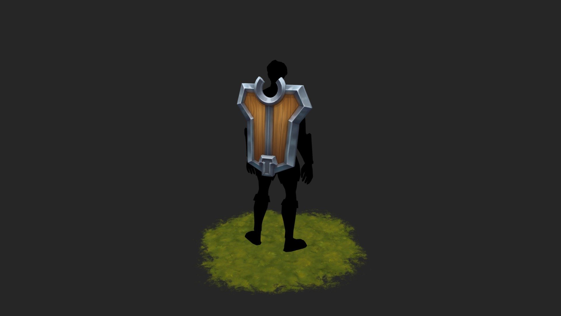 Stylized Hand-Painted Shield - 3D model by GrunoKromer [ce9d0ae ...