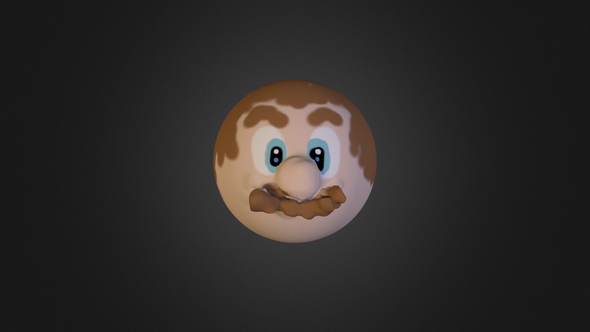 hatless mario - 3D model by sculptfab [ce9d540] - Sketchfab