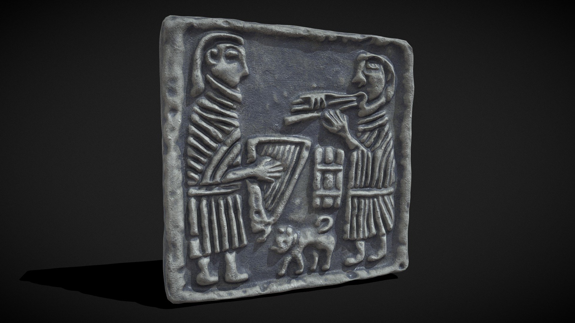 Musicians Relief Sculpture - Buy Royalty Free 3D model by ...