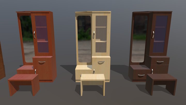 Dressing-table 3D models - Sketchfab