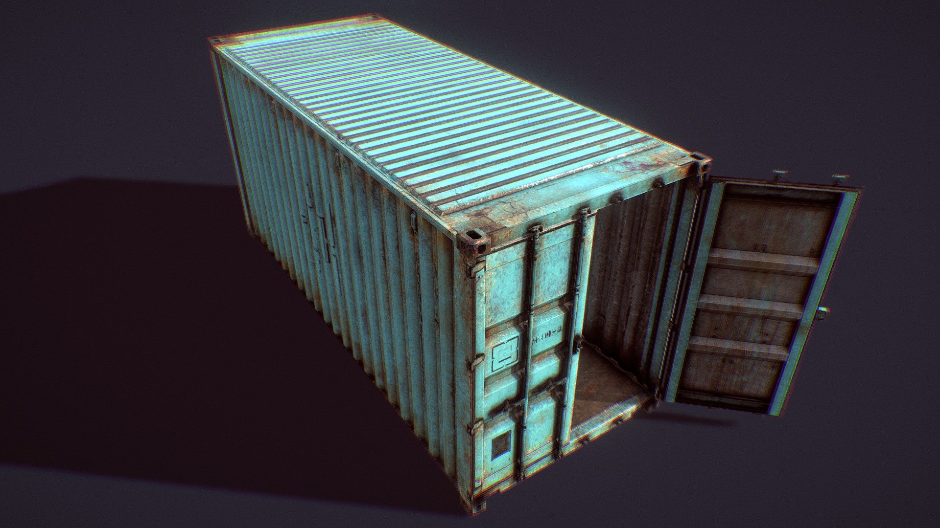Shipping Container , 20FT High Cube - 3D model by Crack Sparrow Capt ...