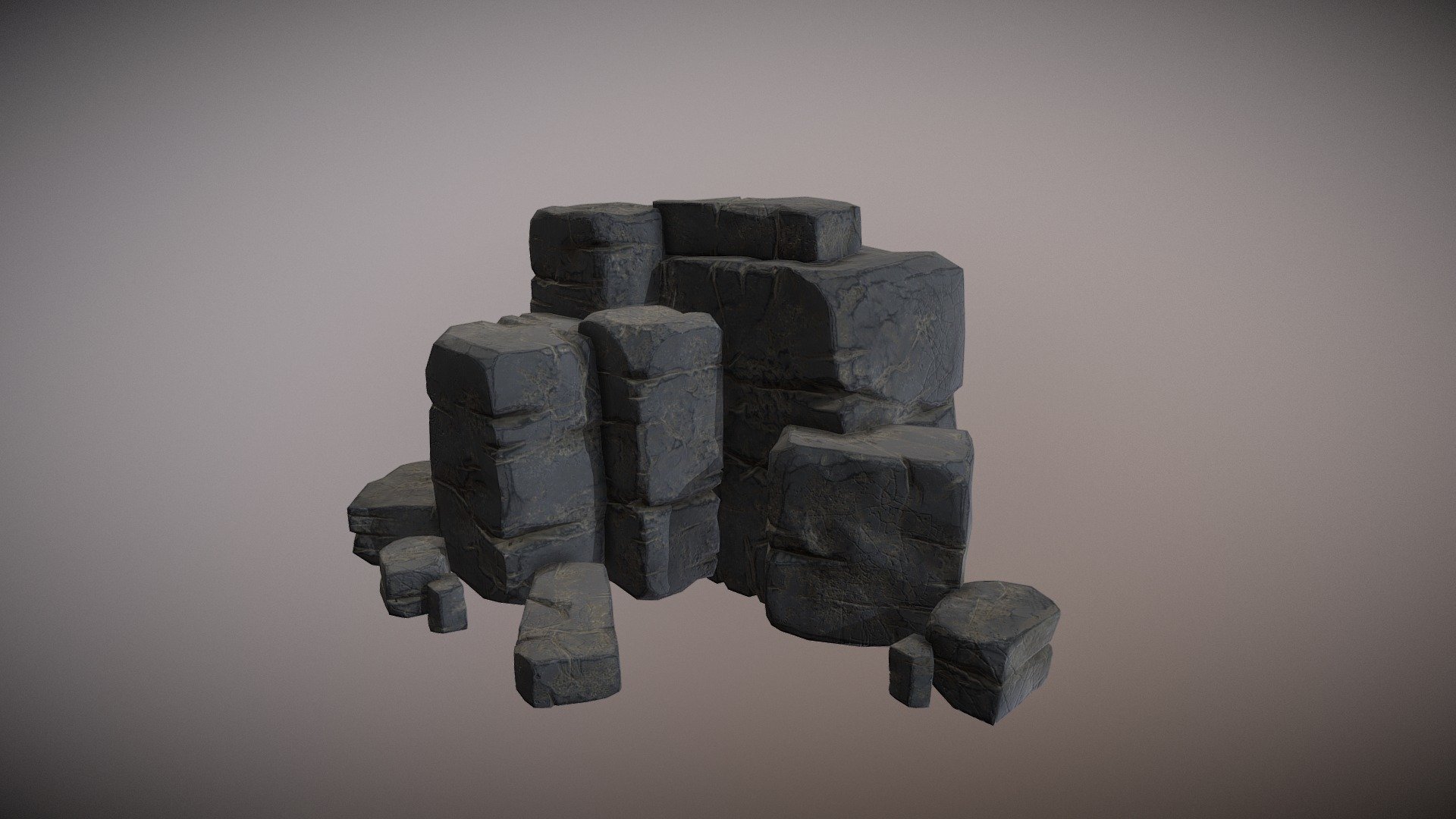blocky Rocks - Download Free 3D model by DJMaesen (@bumstrum) [cea1b61 ...