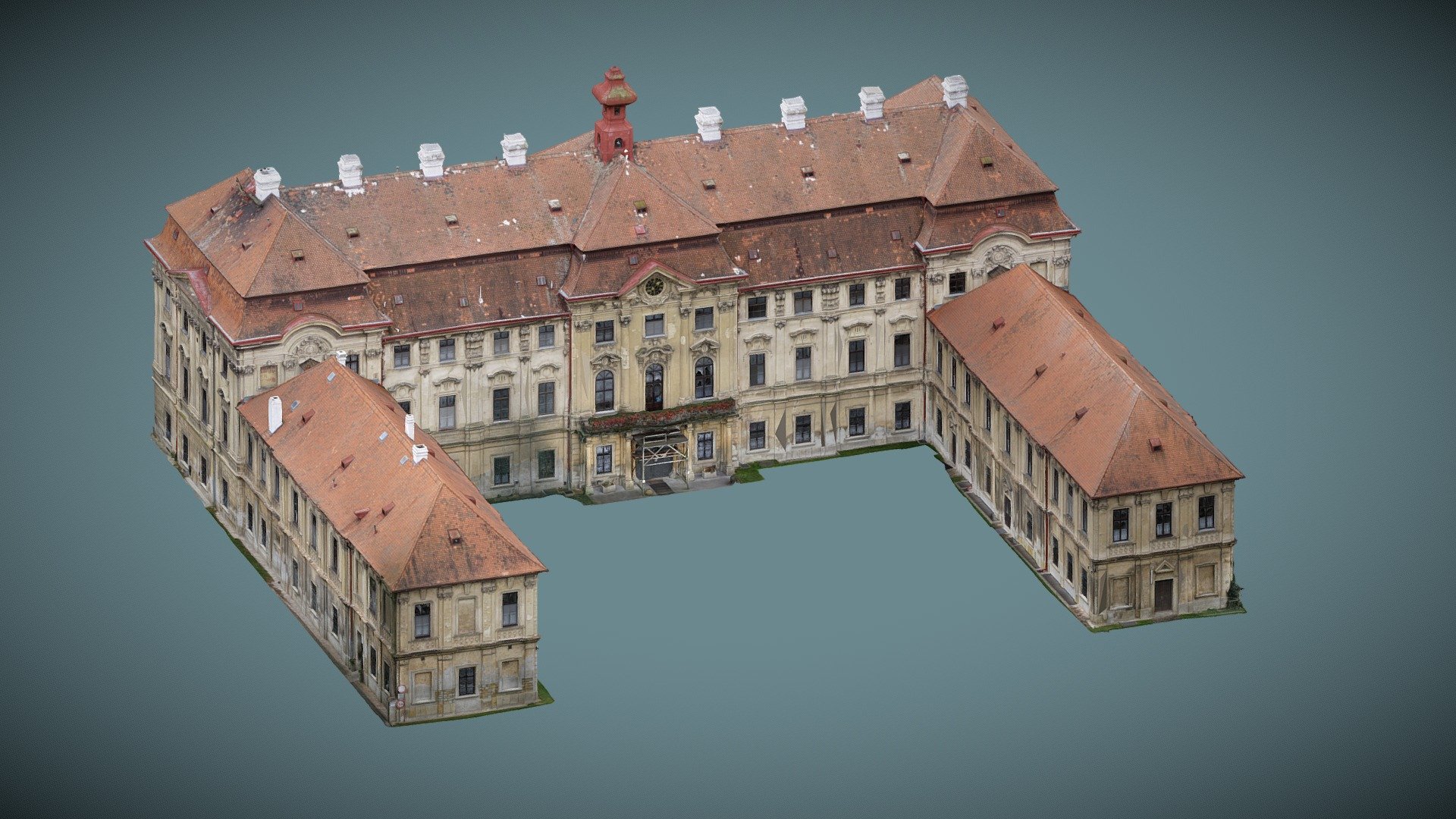 Zámek Měšice - 3D model by FilipS (@Geoline) [cea2790] - Sketchfab
