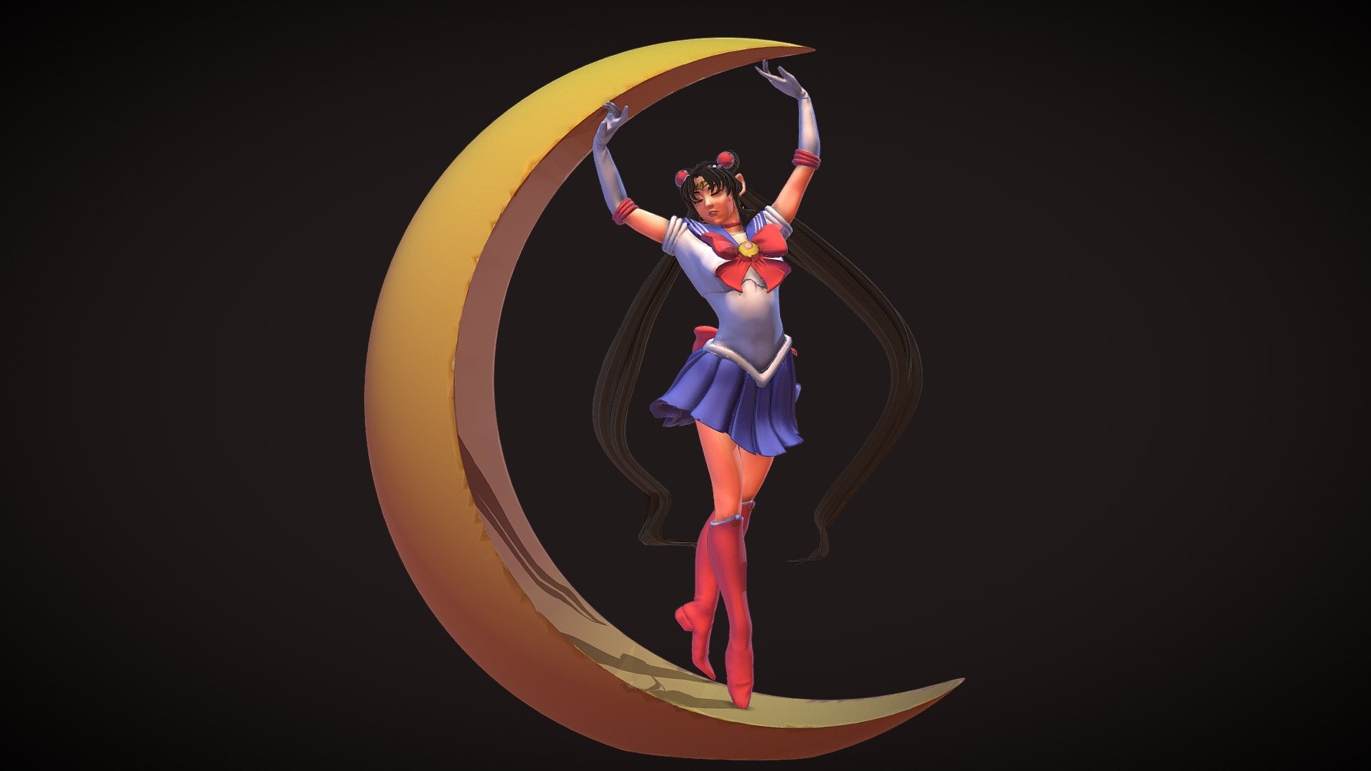sailor moon - Download Free 3D model by AbigailOffermans [cea32aa ...