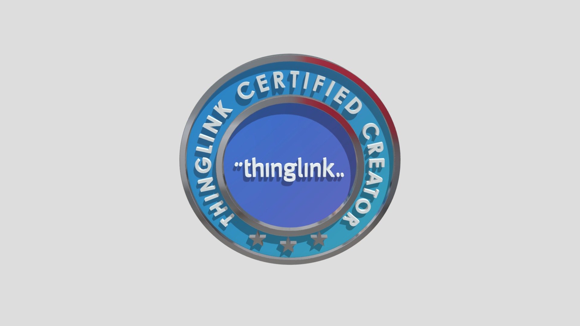 Thing- Link-3D- Badge - 3D model by prof.minaudo [cea34e7] - Sketchfab