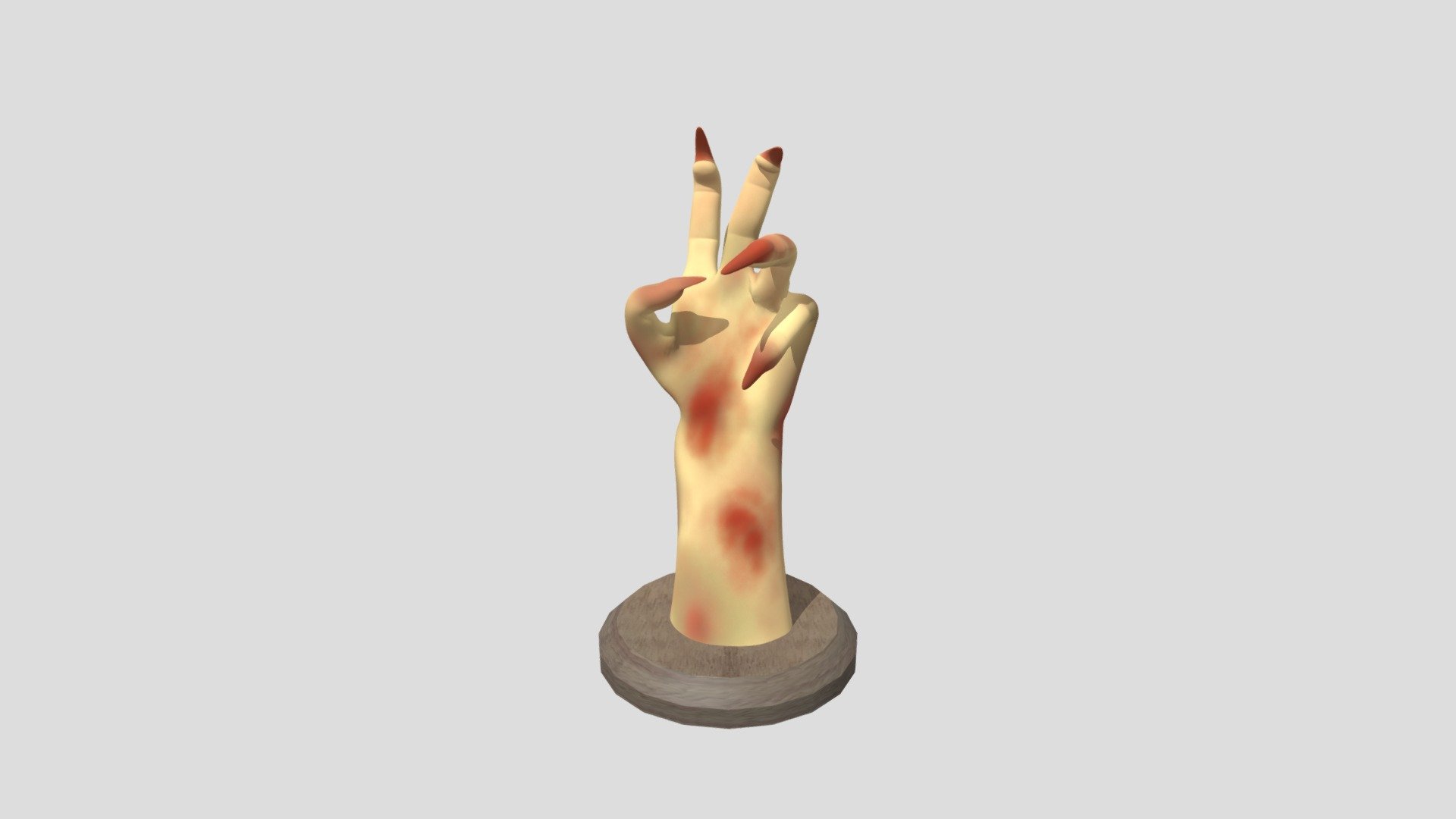 Female Zombie Hand Display - 3D model by JoeyNutria [cea6102] - Sketchfab