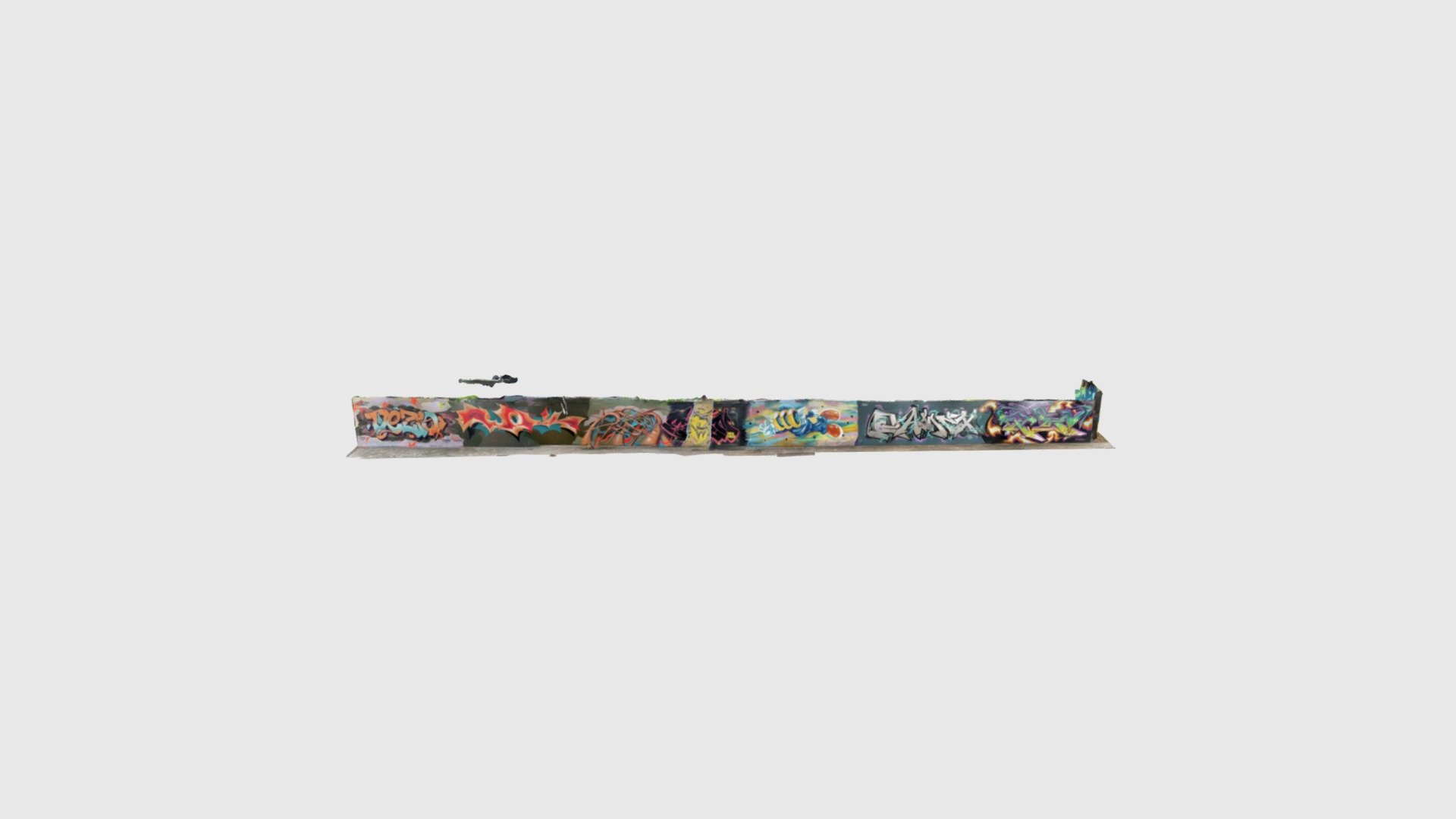 台北 西門町 グラフィティー - Download Free 3D model by dj_kinako [cea6c97] - Sketchfab