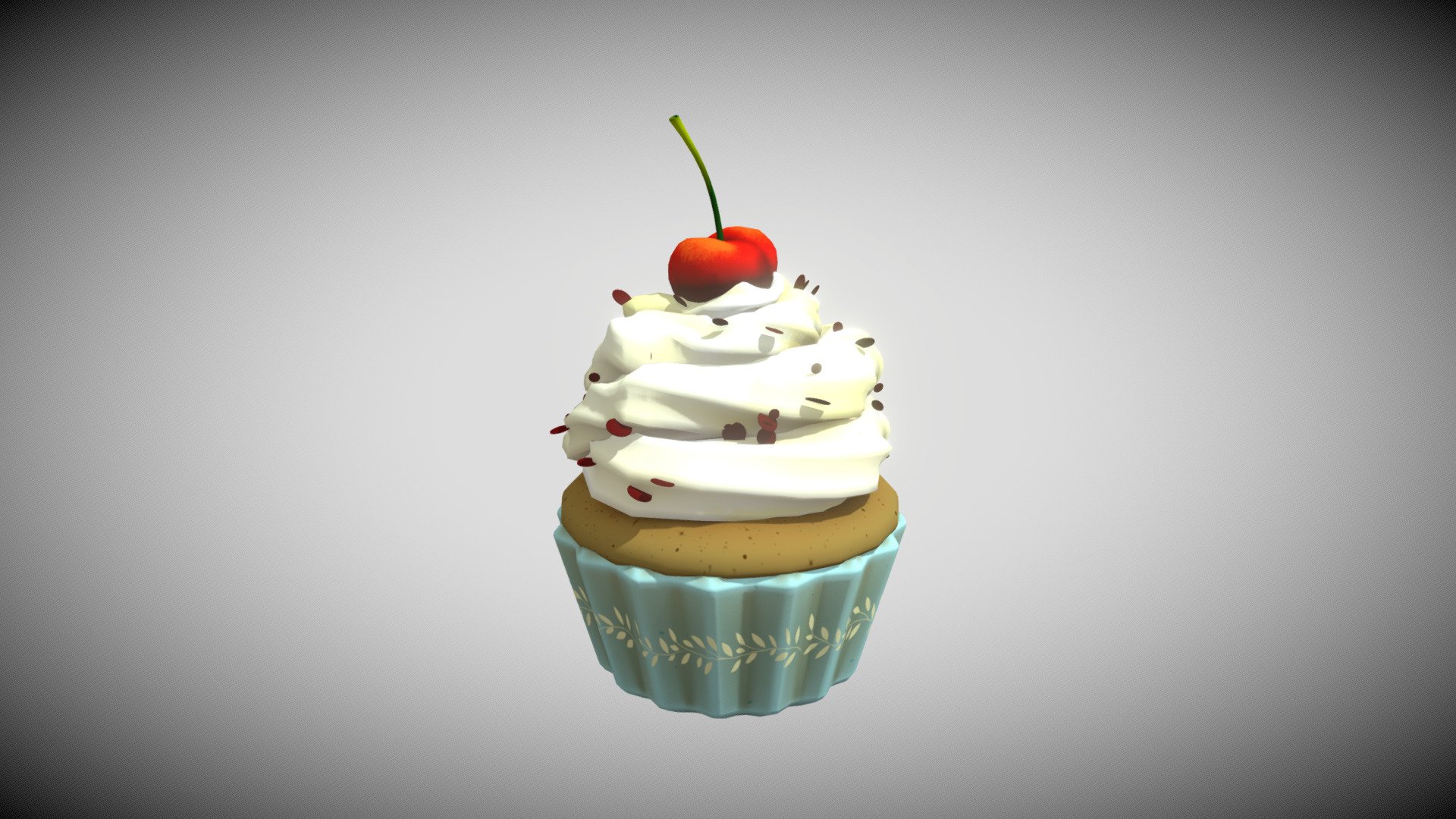 Cupcake - 3D model by hollyteaa [cea7403] - Sketchfab