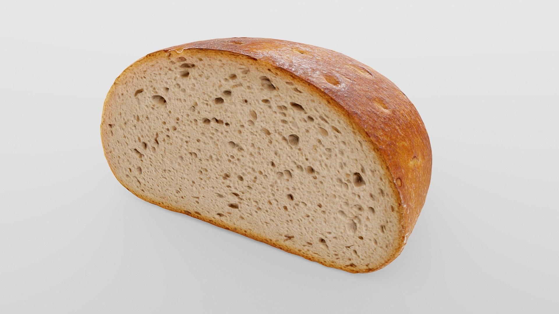 Half Bread Loaf - Buy Royalty Free 3D model by Drakery [cea7446] - Sketchfab Store