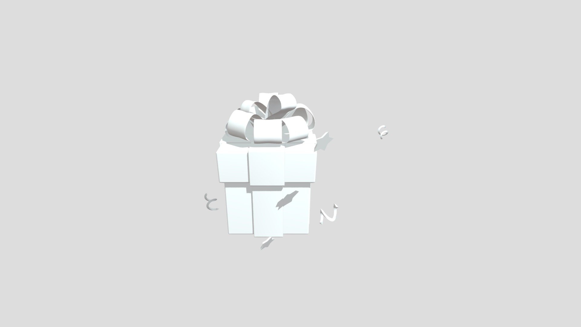 Gift-box - Download Free 3D model by mohamedkssaybi [cea78a5] - Sketchfab